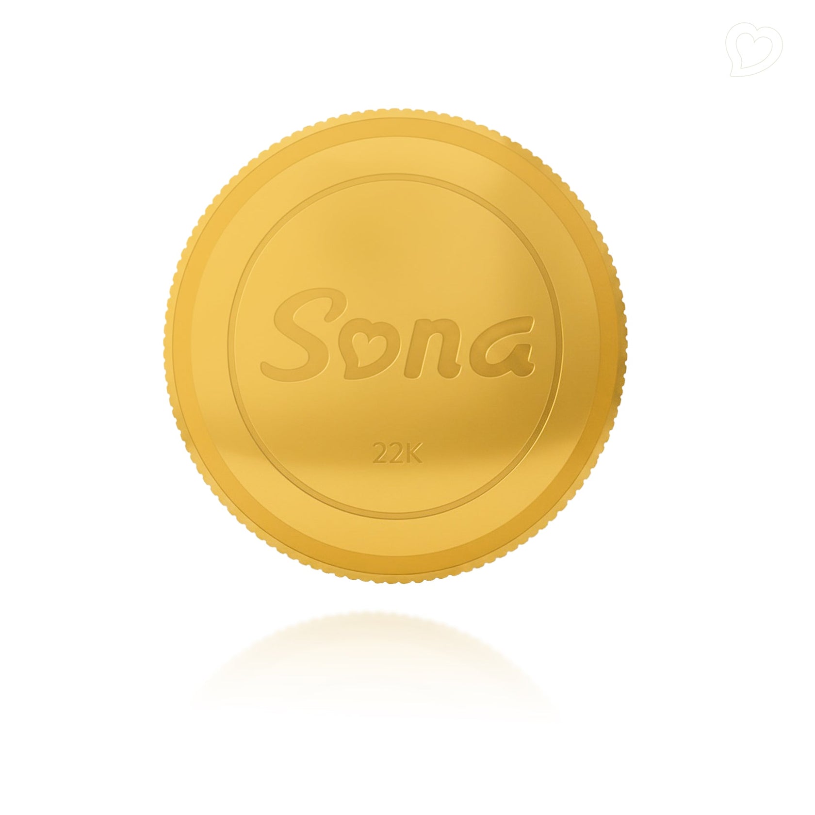 2gm Gold Coin – Sona Gold and Diamonds